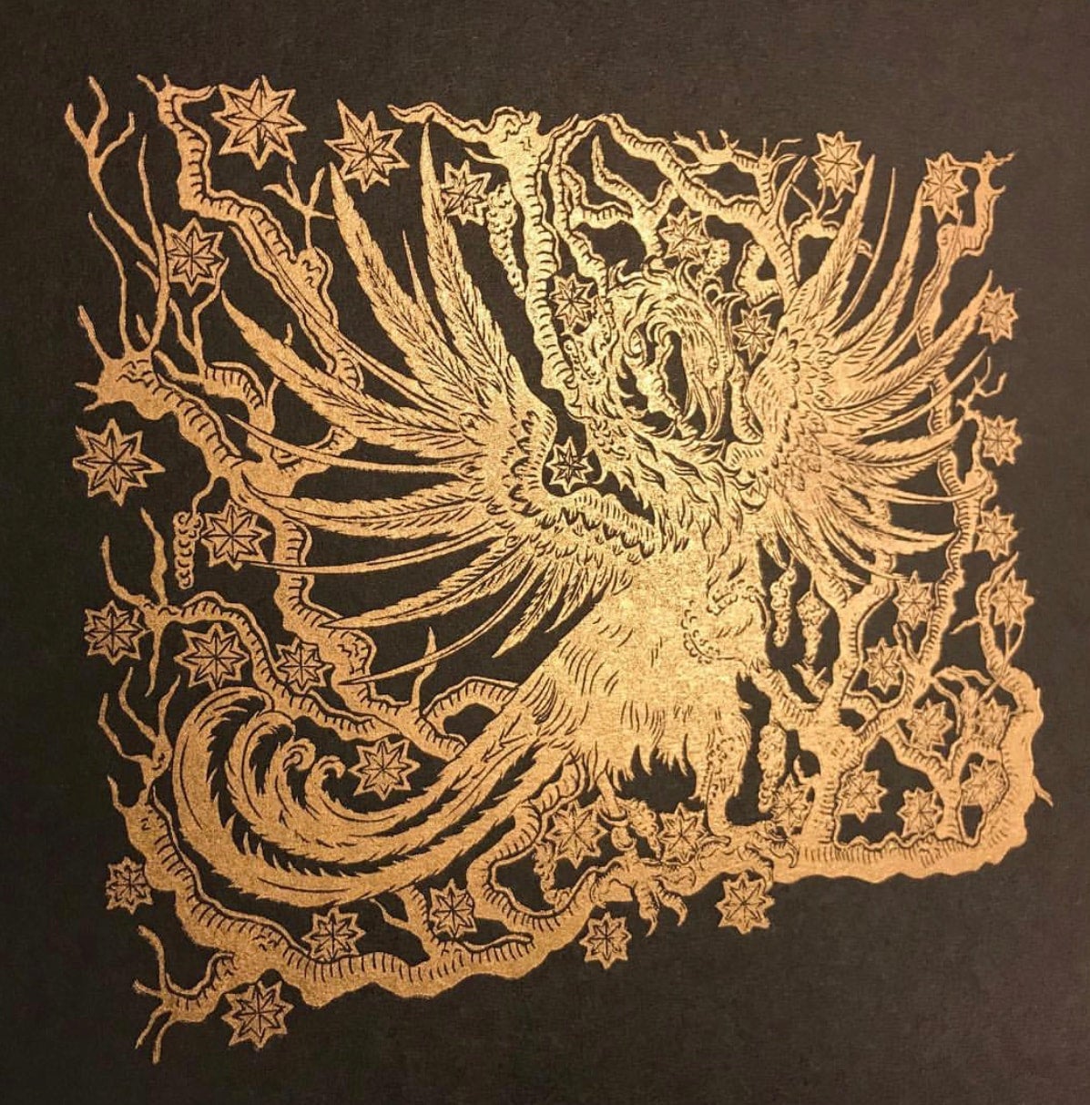 Cally Conway - ‘Phoenix and Myrrh Tree’ Limited Edition print ...